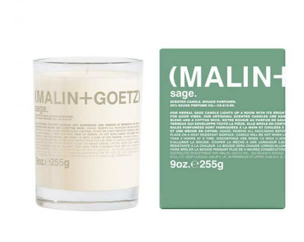 (Malin+Goetz) sage candle. | The Madison Apothecary