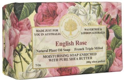Wavertree & London English Rose Soap , 7.0 oz | The Madison Apothecary